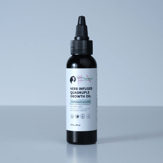 Herb Infused Quadruple Growth Oil – Justeliving Naturals